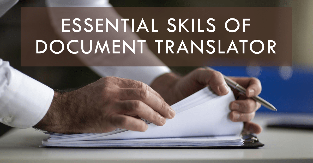 Becoming a Proficient Document Translator